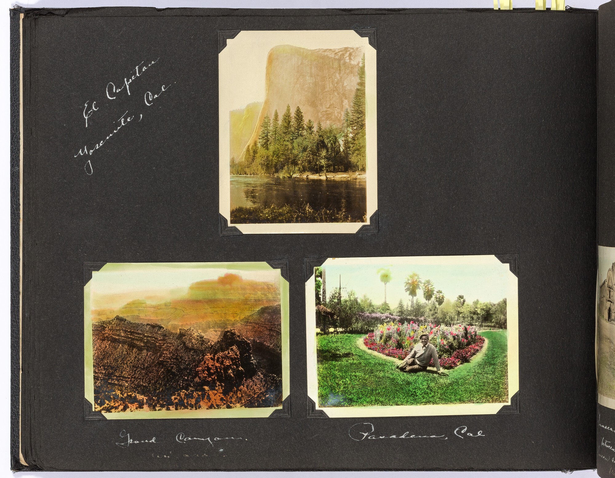 Photo Album : Hand-colored Photographs of a Trip West in 1920s