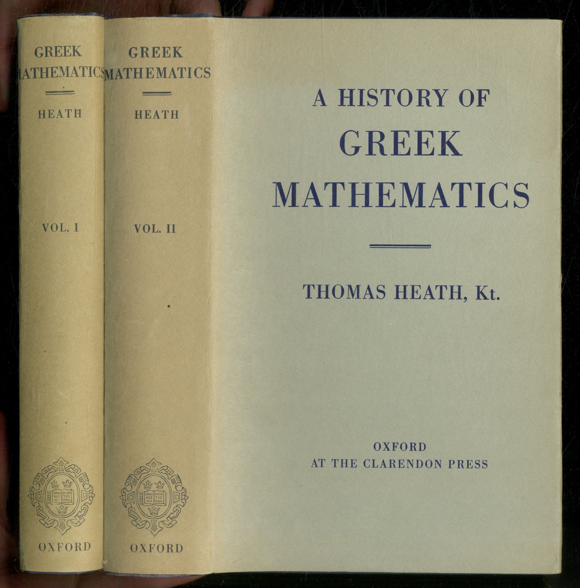 A History Of Greek Mathematics Sir Thomas HEATH a-history-of-greek-mathematics-sir-thomas-heath
